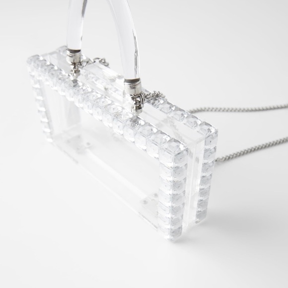 Zara | Bags | Zara Transparent Rigid Mini Box Bag | Poshmark